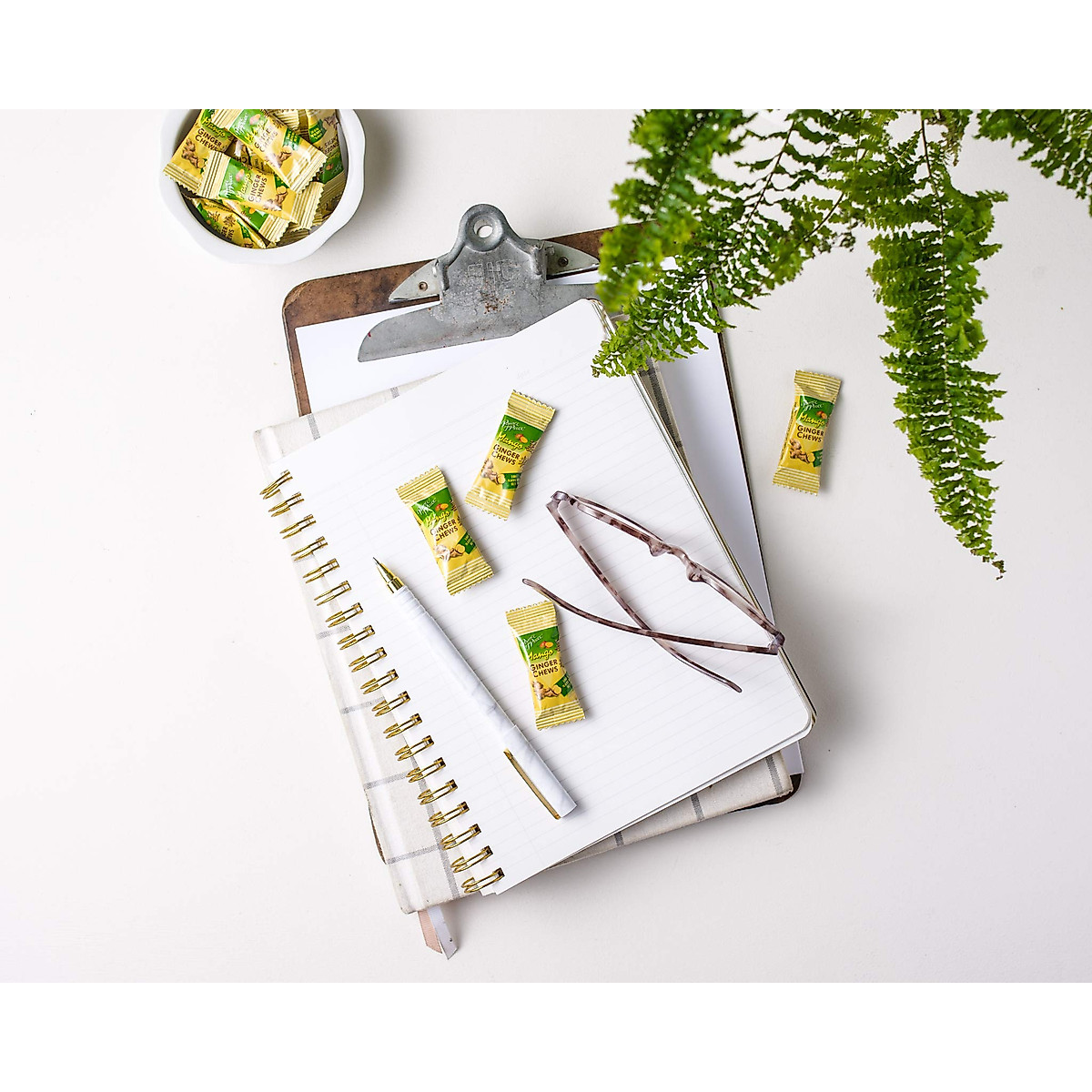 Prince of Peace Ginger Chews With Mango, 4 oz. – Candied Ginger – Mango Candy – Mango Ginger Chews – Natural Candy – Ginger Candy