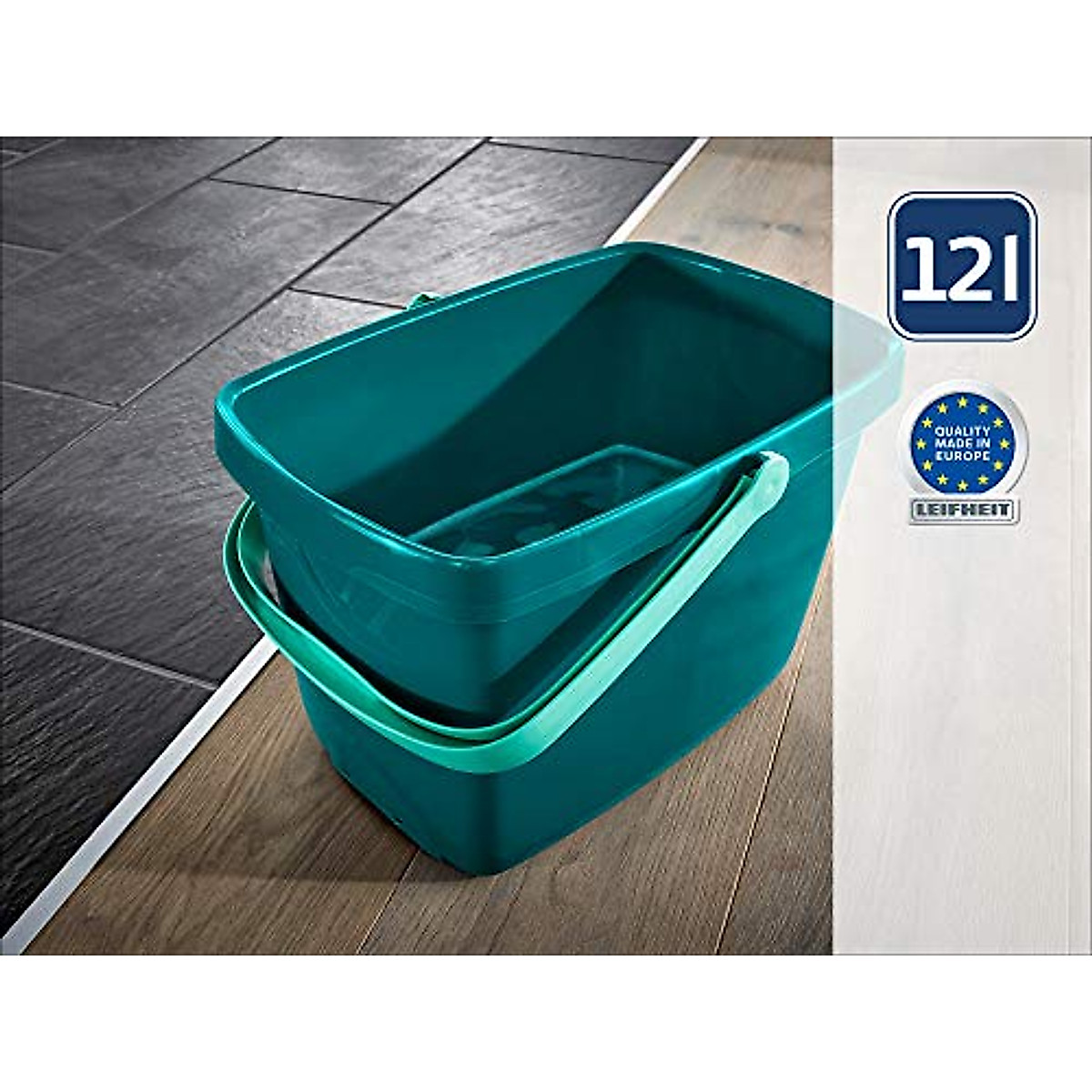 Leifheit Combi, Bucket 12 L, Turquoise