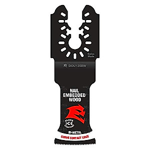 Diablo DOU125BW3 1-1/4 in. Universal Fit Bi-Metal Oscillating Blades for Nail-Embedded Wood (3-Pack)