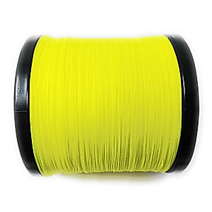 Reaction Tackle Braided Fishing Line Hi Vis Yellow 10LB 150yd