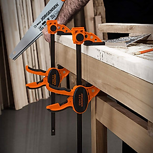 Jorgensen 24" One Hand Clamp/Spreader - 2-pack, Medium Duty, E-Z Hold Bar Clamps Set