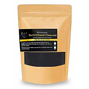 Organic Horticultural Charcoal & Terrarium Charcoal | Charcoal for Plants | Pure Hardwood Charcoal for Planting and Gardening | (1 Quart)