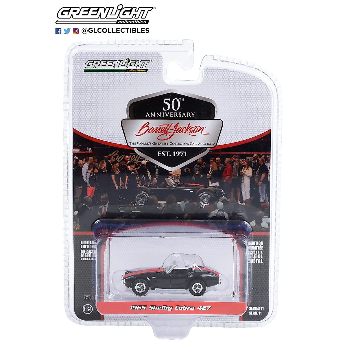 Greenlight 37270 Barrett-Jackson Scottsdale Edition Series 11 Complete Set of Six (6) Diecast Models 1:64 Scale