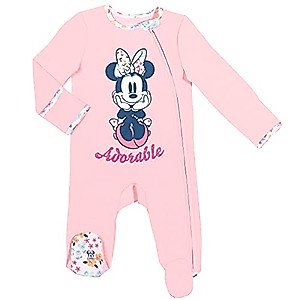 Disney Minnie Mouse Baby Girls 15 Piece Layette Set Coverall Bodysuit T-Shirt Pants 0-6 Months