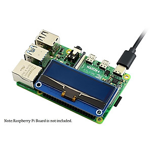 2.23 inch OLED Display HAT Compatible with Raspberry Pi/Jetson Nano/Arduino/STM32, 128×32 Pixels SPI I2C OLED with SSD1305 Driver