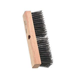 Osborn 52061SP Block Style Wire Broom Head, Heavy Duty Scrubbing and Sweeping, Cold Drawn Wire Fill Material, 12" Block Head Length, 2-3/8" Block Width, 2-1/2" Trim Length, 12-1/2" x 2-1/2" Brush Face