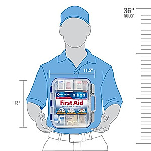 First Aid Only 335 Piece All-Purpose First Aid Kit, OSHA Compliant