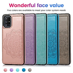 YUMESS Magnetic Case for Samsung Galaxy A52 A72 A32 A42 A12 A22 A51 A71 A21 A30 A40 A50 A70 Leather Card Slot Wallet Phone Cover,Gray,for Galaxy A12 5G