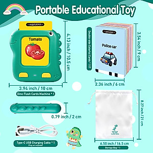 Kids Flash Cards with 234 Sight Words, Preschool Learning Toys for 2-5 Year Old Boys Girls, Educational Toy for Speech Therapy