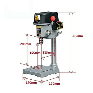 Mini Bench Electric Drill Press, Drill Press Rotary Tool Workstation Stand with Wrench Power Tools 1mm-10mm Mini Portable Drill Press Ideal for Drilling Vertical & Angled Holes - Bench Drill