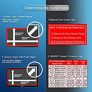 17" Screen Protector Blue Light Glare Filter for 17 Inch 16:10 HP/Dell/ASUS/Samsung/Lenovo/Acer/MSI/Razer Blade/LG Gram 17" 16:10 Aspect Laptop (14 7/16 x 9 1/16 Inch), UV Blocker Eye Protection Film