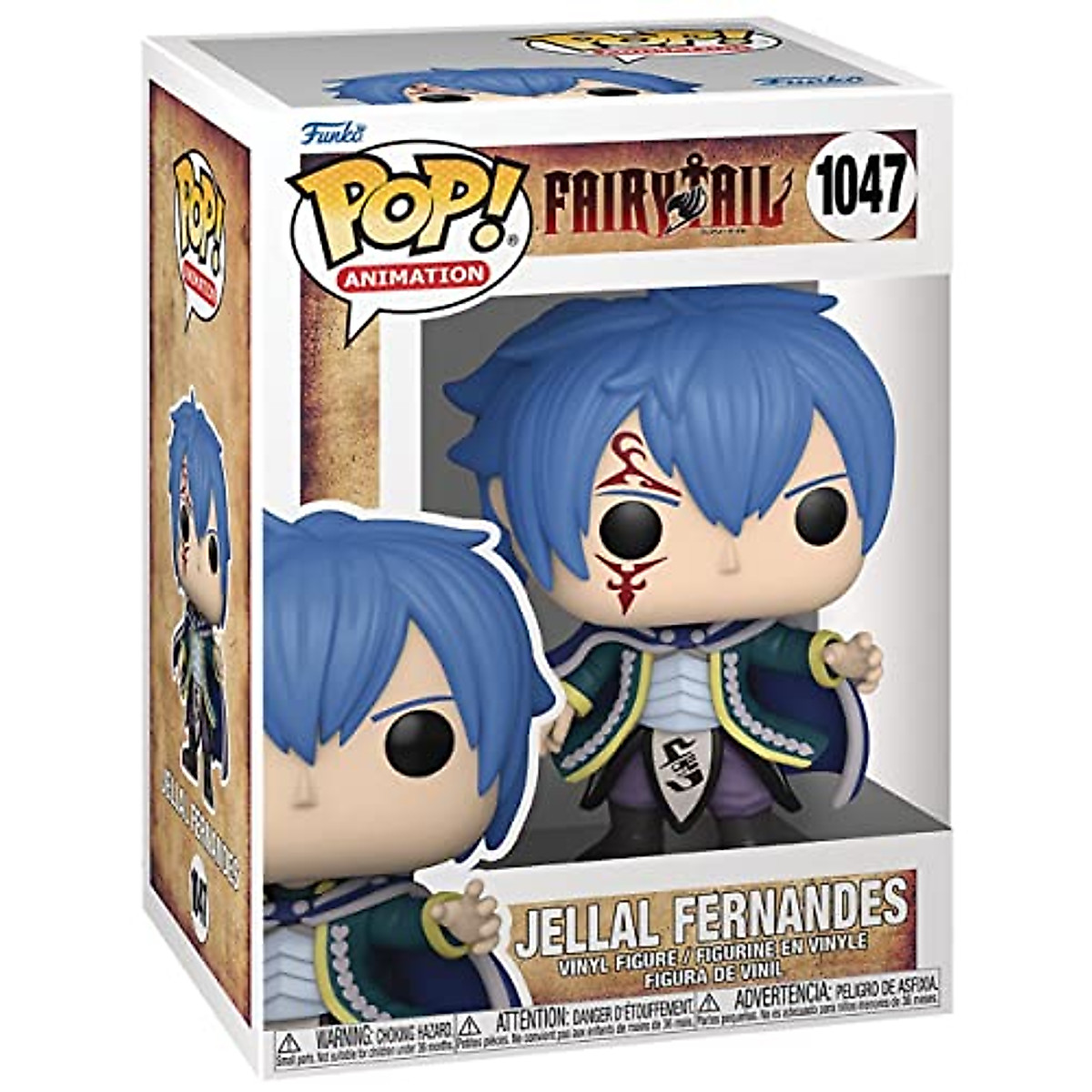 POP Fairy Tail - Jellal Fernandes Funko Vinyl Figure (Bundled with Compatible Box Protector Case), Multicolor, 3.75 inches