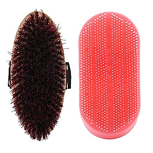 Horse Cleaning Tool Set, 10 Piece Horse Grooming Kit Assorted Hair and Curry Brushes, Hoof Pick, Sweat Scraper Horse Care Kit Equine Grooming Tool Set for Riders, Beginners, Knight, Equestrian