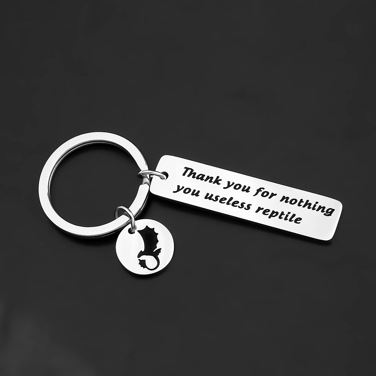 BAUNA Dragon Movie Inspire Keychain Anime Jewelry With Dragon Charm (Dragon Movie Keychain)