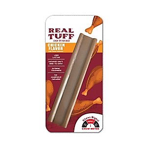 Real Tuff | Chew Toy for Large Dogs | Long Lasting for Aggressive Chewers | Chicken Flavor | 1 Count