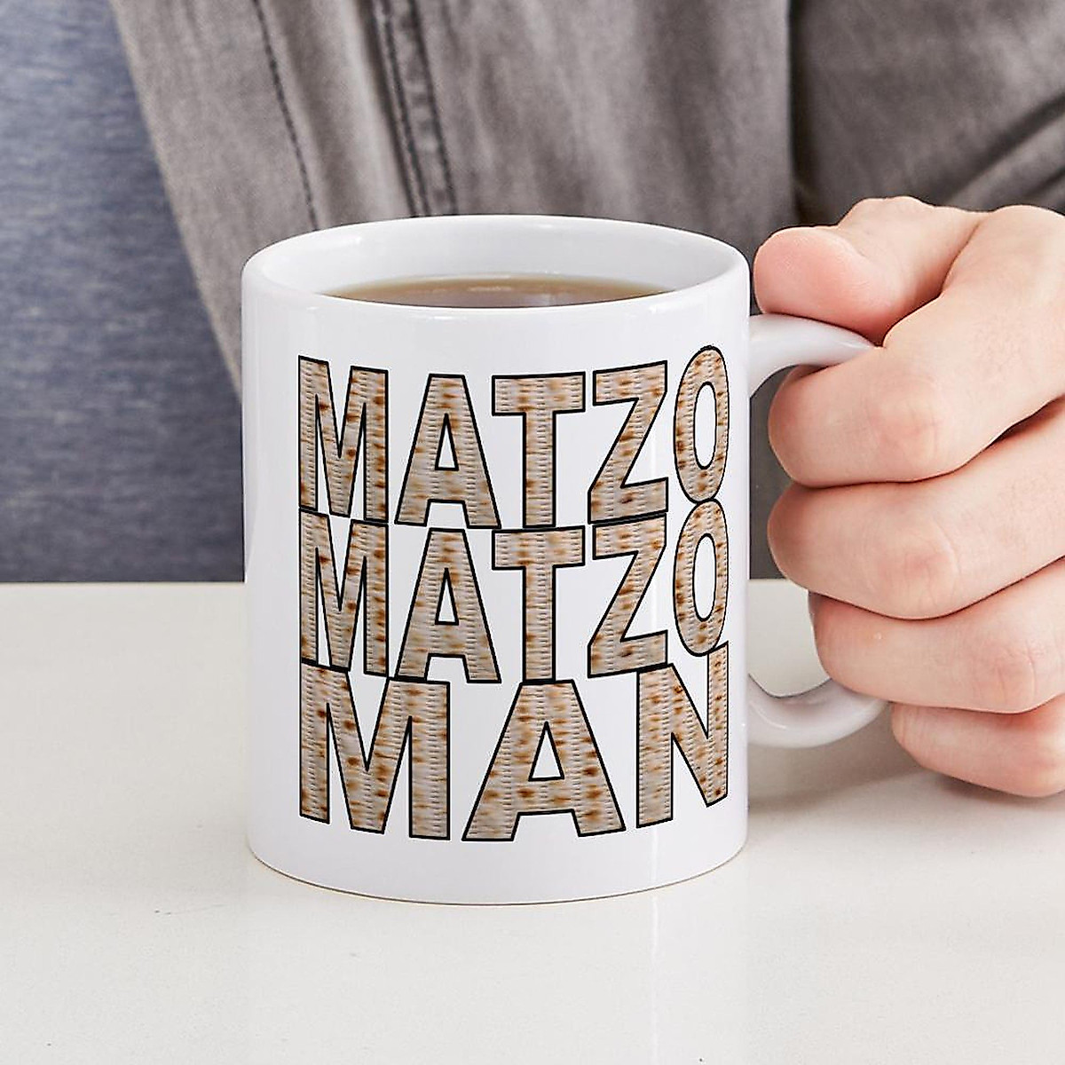 CafePress Matzo Matzo Man Mug Ceramic Coffee Mug, Tea Cup 11 oz