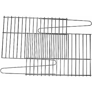 GrillPro 91250 Universal Fit Adjustable Rock Grate, Silver