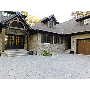 FCMP Outdoor All Weather Outdoor Salt and Sand Storage Bin, Granite Grey