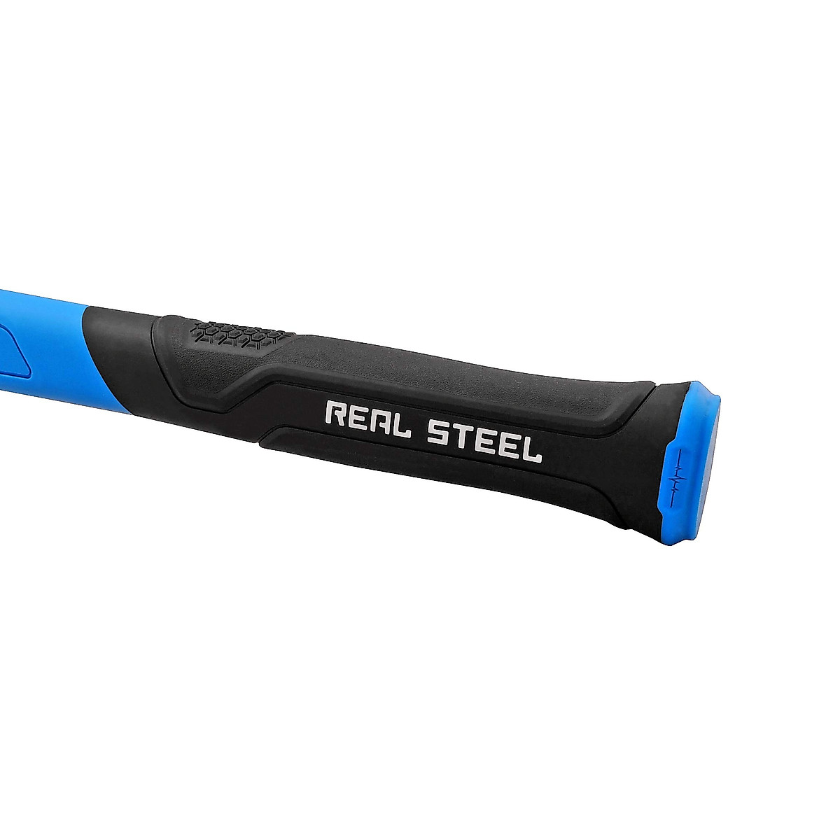 REAL STEEL 0504 Ball Peen Hammer with Non-Slip Cushion Grip Jacketed Graphite Forged Ball Pein Hammer, 16 Ounce