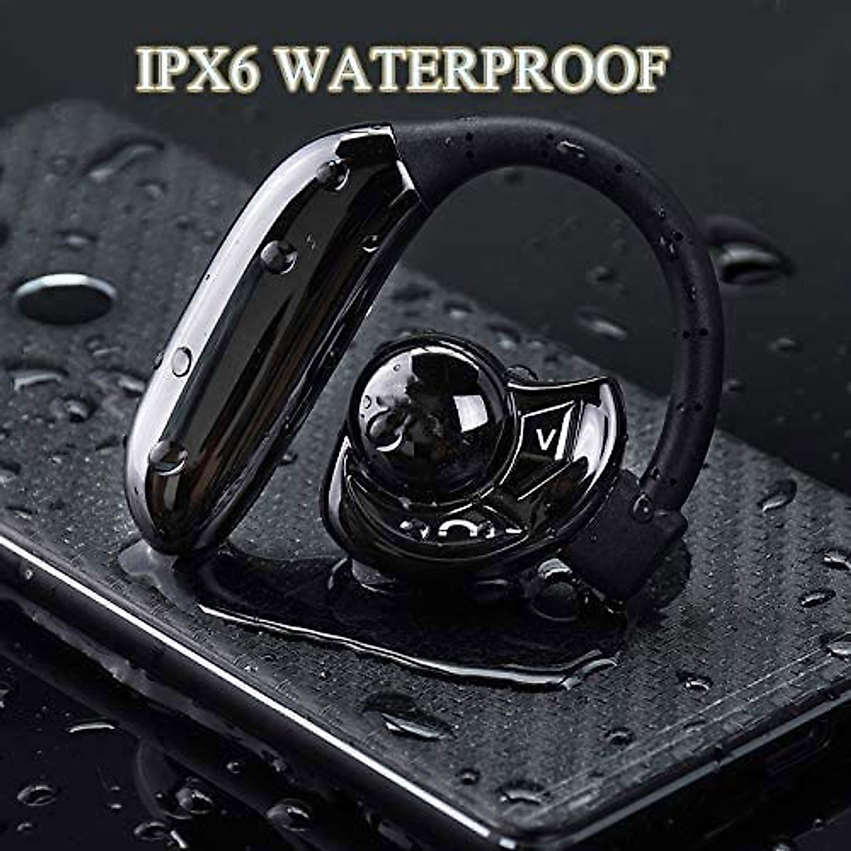 YOUOOK Wireless Earbuds Bluetooth5.0 Headphones 20hrs Playtime Sport Earphones with Stereo Deep Bass Ear Buds with Earhooks Waterproof in-Ear Built-in Mic Headset for Running Workout