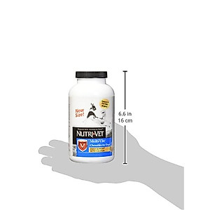 Nutri-Vet Multi-Vite Chewables for Adult Dogs - Daily Vitamin and Mineral Support to Support Balanced Diet - 180 Count