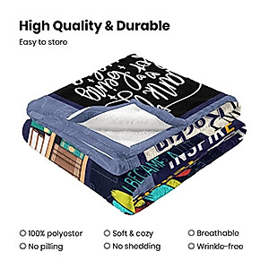 KOLVIIV Teacher Gifts for Women - Teacher Appreciation Gifts for Women/Men - Best Teacher Gifts for Women - Gifts for Teachers - Teachers' Day Gifts Blanket 50"x60"