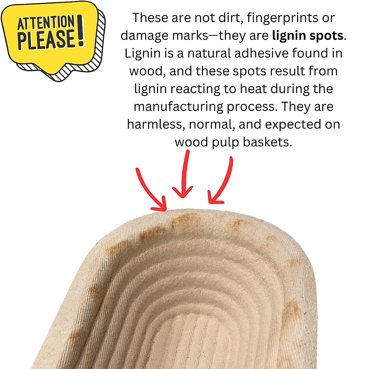 Bulka Large Round 9" 1kg Waffle Banneton Bread Proofing Basket Pressed Wood Pulp, Sourdough Proofing Basket - Non-Stick Brotform Sourdough Bread Baking Supplies, Made in Germany.