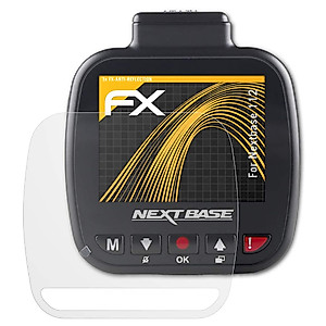 atFoliX Screen Protector compatible with Nextbase 112 Screen Protection Film, anti-reflective and shock-absorbing FX Protector Film (3X)