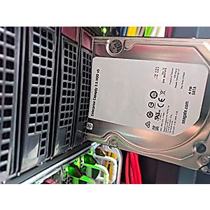 Seagate Enterprise Capacity 3.5 | ST4000NM0035 | 4TB 7.2K RPM 128MB Cache 3.5in SATA 6Gb/s | 512n | FIPS 140-2 | Enterprise Internal Hard Disk Drive (Renewed)