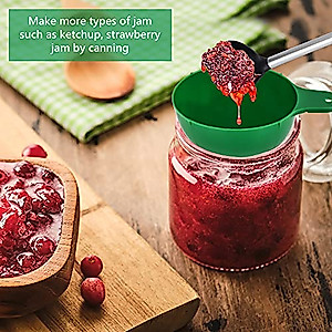 Canning Kit, 13 in 1 Canning Supplies Include Steamer Rack, Canning Funnel, Jar Lifter, Jar Wrench, Canning Tongs, Lid Lifter, Bubble Popper, Jar Brush, Canning Ladle, 4pcs Measuring Cups (Green)