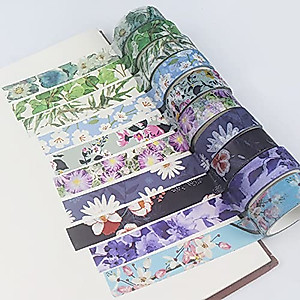 FKEYTO Washi Tape Set,Great for Bullet Journal Supplies, Arts, Scrapbook, DIY Crafts, Planners