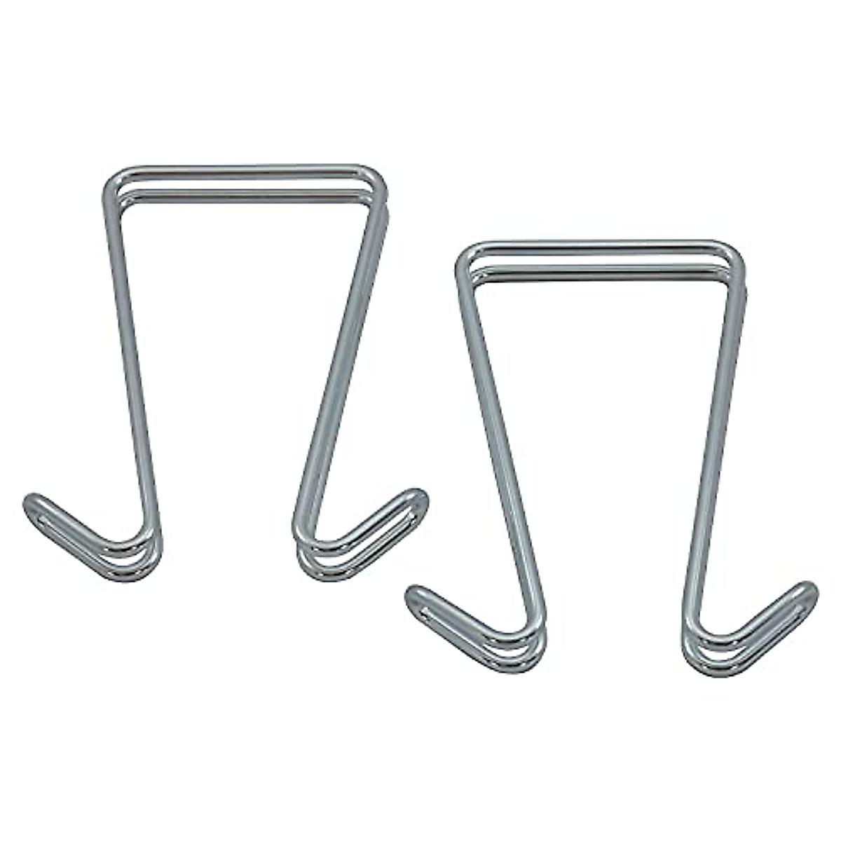 Alera CH2SR Double Sided Partition Garment Hook, Silver, Steel, 2/pk