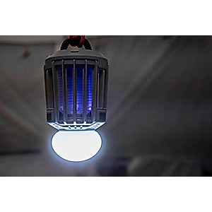 BOLT LITE Camping Lantern + Bug Zapper Mosquito and Fly Killer Rechargeable Portable Light Pest Repellent
