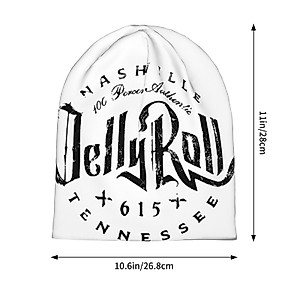 Kingscom Jelly Singer Roll Knit Hat Beanie Cap Fashion Knitted Hat for Men and Women Black