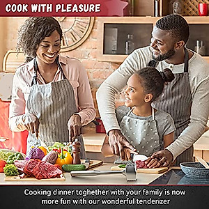 Meat Tenderizer 1 pcs - Aluminium Meat Mallet - Dual-Sided Meat Tenderizer Tool Kitchen Meat Pounder Home Meat Hammer for Tenderizing Ice Steak - Stainless Veal & Chicken Safe Meat Beater 1309479