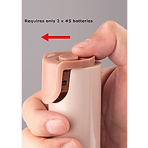 EPAZISOH Milk Frother Handheld Battery Operated Electric Foam Maker Milk Foamer Mini Mixer and Coffee Blender Frother for Frappe, Latte, Matcha, No Stand