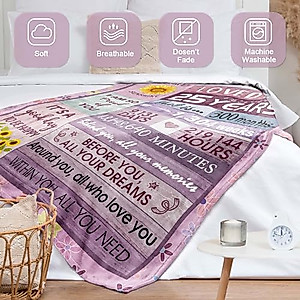 BRITHBORTH 25th Birthday Gifts for Women Blanket, 25th Birthday Decorations for Men Women, 25th Birthday, Best 25th Gift Ideas for Daughter Niece Bestie Sister Friends Blanket 60"x50"