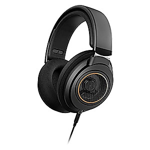 PHILIPS Over Ear Open Back Stereo Headphones Wired with Detachable Audio Jack, Studio Monitor Headphones for Recording Podcast DJ Music Piano Guitar (SHP9600)