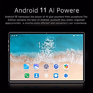 VINGVO 100-240V Night Reading Mode Tablet PC 10 Inch Gray Student Tablet for Reading for Android 11 (Grey)