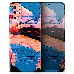 Design Skinz Liquid Abstract Paint V30 Protective Vinyl Decal Wrap Skin Cover Compatible with The Samsung Galaxy S20 (Screen Trim & Back Glass Skin)