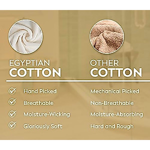 ATEN Homeware Luxury Egyptian Cotton Bath Towels Extra Large - 500 GSM 3 Pieces of 26x54 Inches Bath Sheets - Highly Absorbent and Quick Dry Towel Set - Super Soft Towels for Bathroom (Navy)