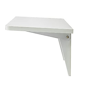 DMAITH Wall Mounted Floating Shelves, 24inch Storage Bookshelf Wooden Display Shelf, Wood Wall Shelves for Bedroom, Bathroom, Living Room, Kitchen