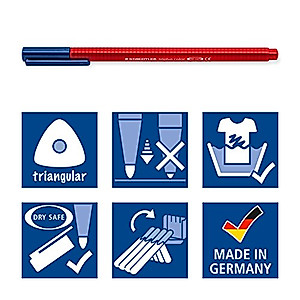 Triplus 323 1.0 mm Colour Fibre Tip Pen - Assorted Colours (Pack of 50)