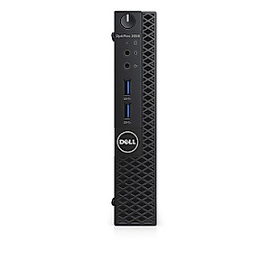 Dell OptiPlex 3050 Micro Desktop Computer PC, Intel Quad Core i5, 8GB RAM, 500 GB HDD, Windows 10 Pro, 23.6 Periphio Monitor, New Periphio Webcam, Wireless Keyboard & Mouse, HDMI, WiFi (Renewed)