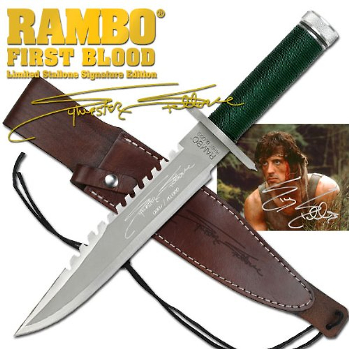 Authentic Rambo Hunting and Survival Knife