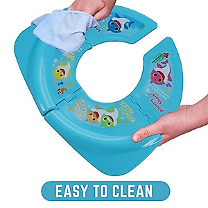Nickelodeon Baby Shark Folding Potty Seat - Travel Potty Training Seat