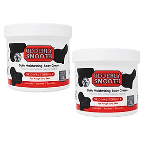 Udderly Smooth Body Cream Skin Moisturizer, 10 Ounce (Pack of 2)