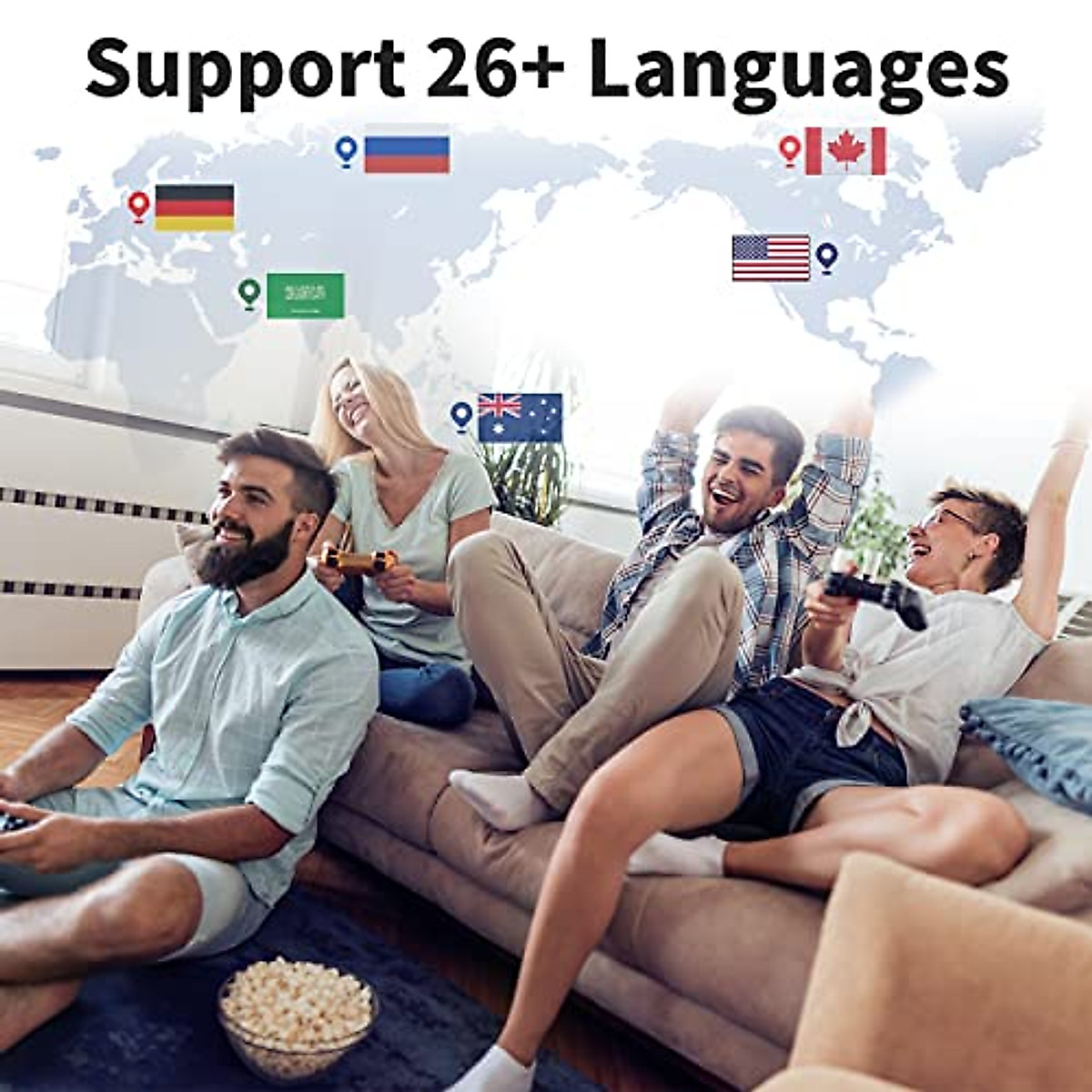 Emulator Console HDD with Built-in 55433 Video Games, 4T Retro Game Console with 3 Game Systems, Plug and Play Emulator Console with 80+ Emulators, 5400 RPM, 128MB Cache, Up to 6GB/s, Support Win 8.1/10/11