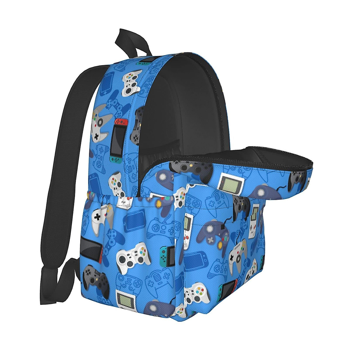 Shoggoth Gaming Backpack 17 Inch Video Game Casual Daypack Lightweight Women's Laptop Backpack Campus Travel Bag for Women Man Hiking