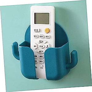 KITANDOVE 4pcs Charging Storage Rack Cell Phone Stand Mobile Stand for Wall Phone Charging Rack Self- Adhesive Remote Holder Nail- Rack Key Holder for Wall Brackets for Shelves Pp